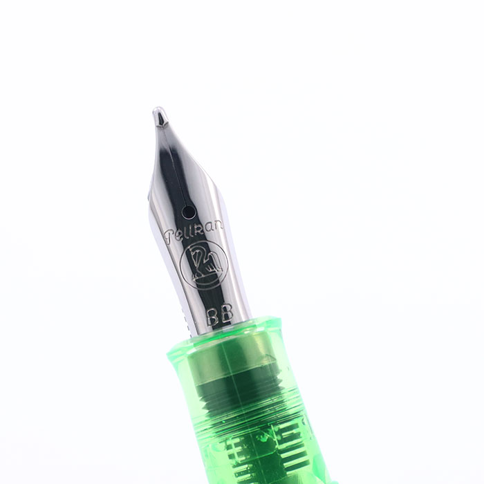 (中古)Pelikan ペリカン 万年筆 M205 DUO デモンストレーター シャイニーグリーン BB（商品ID：3717018141973 ...